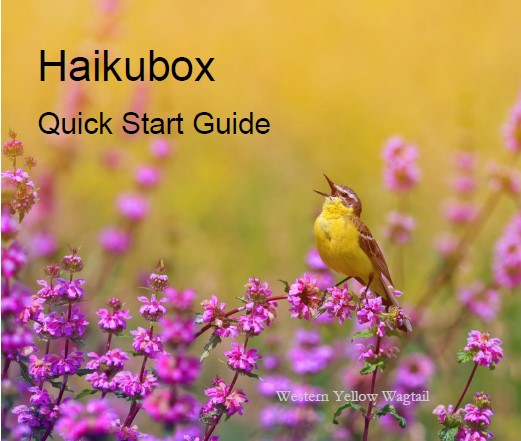 User Manuals & Other Info – Haikubox